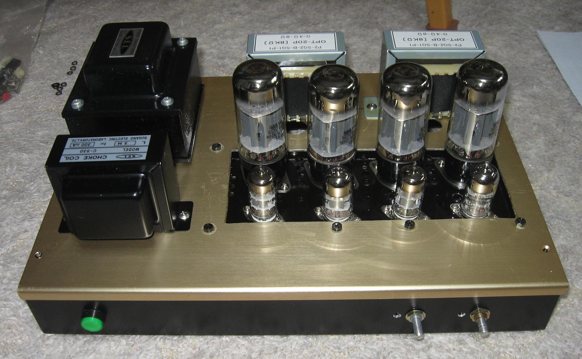 6L6 PPアンプ2号機 出力0W: ノブのらくてん日誌