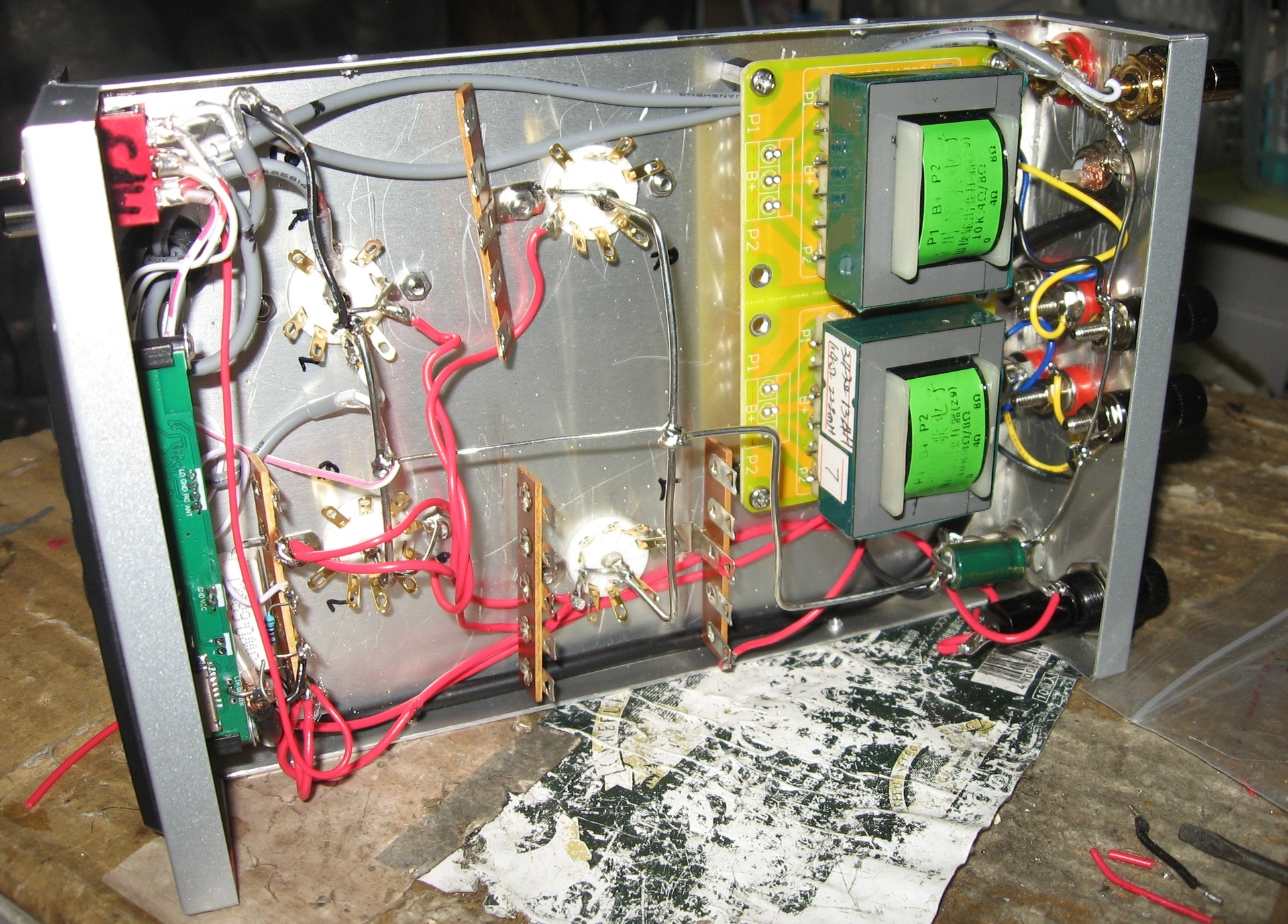 12BH7A PPアンプSN06着手: ノブのらくてん日誌