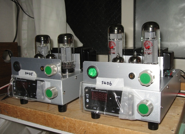 6L6 3結SEアンプ SN05_SN06 配線終了/音出し/完成: ノブのらくてん日誌