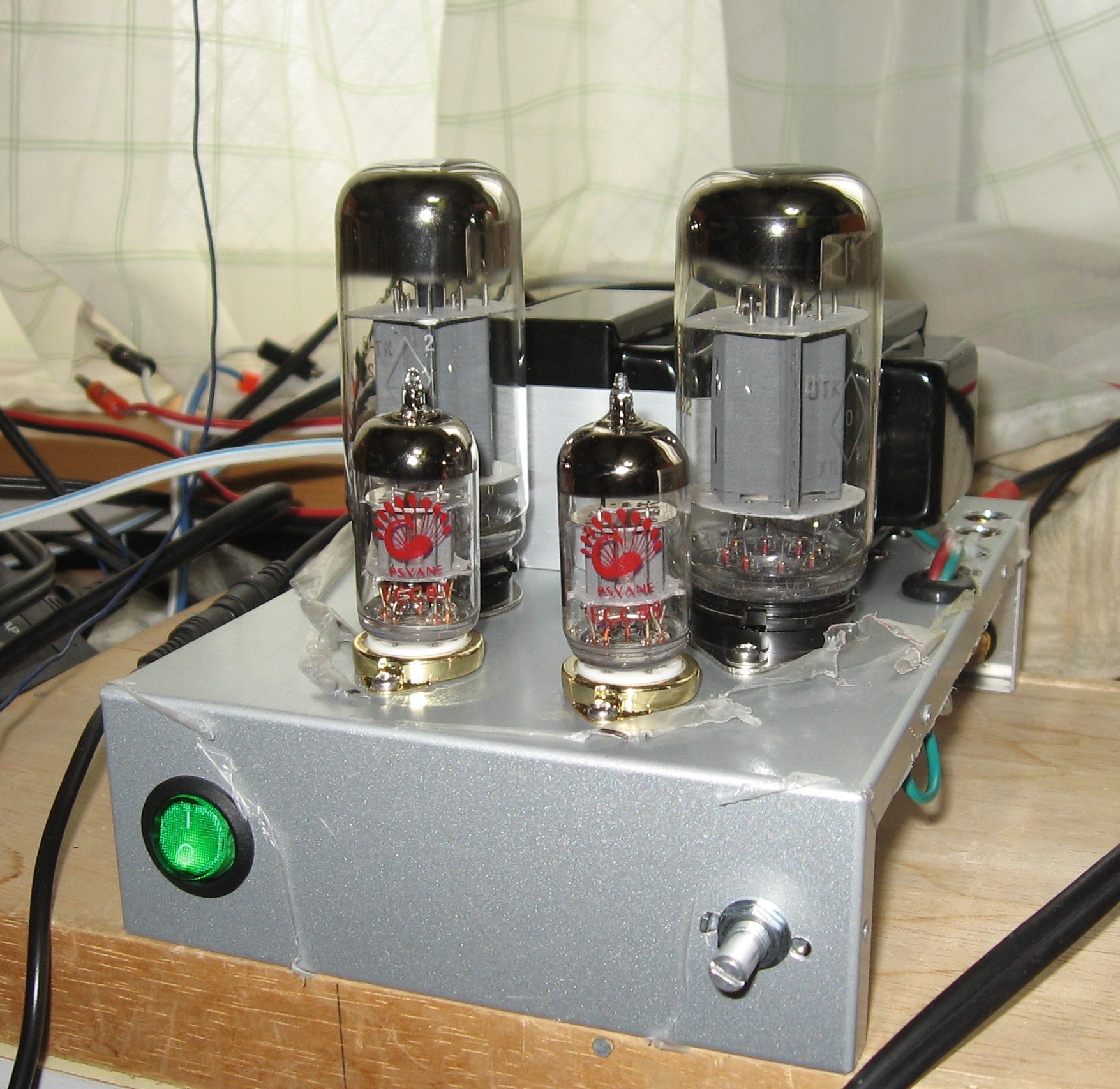 6L6 3結アンプ 12V駆動 SN04製作着手 3日目: ノブのらくてん日誌